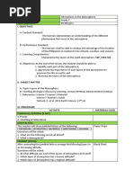 Layers of The Atmosphere Lesson Plan 7e's | PDF | Equator | Atmosphere ...