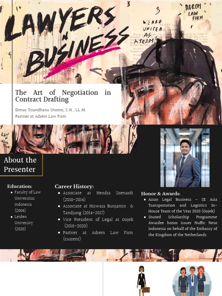 (Rev) The Art of Negotiation in Contract Drafting - Dimas Triandhanu Utomo | PDF | Negotiation ...
