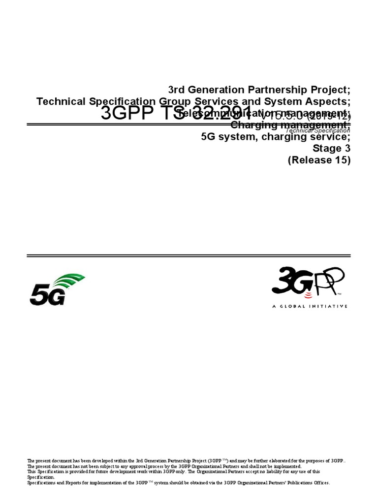 3GPP TS 32.291 | PDF | Hypertext Transfer Protocol | Json