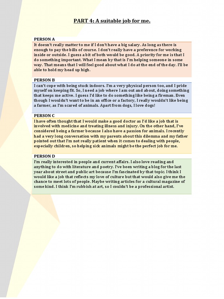 Reading Part 4 and Part 5 Texts | PDF