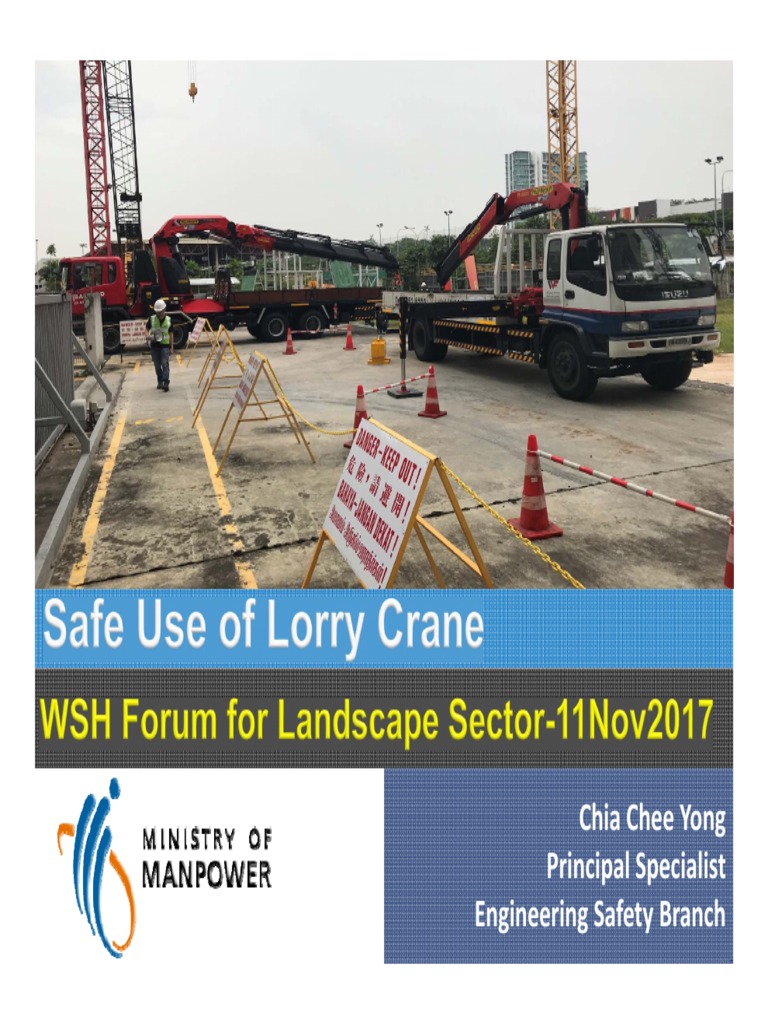 Safe Use of Lorry Cranes: Best Practices | PDF | Crane (Machine) | Truck