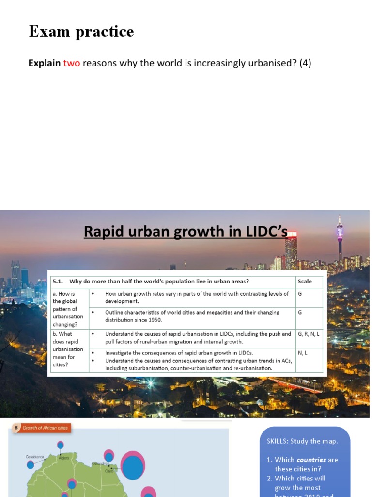 03 Causes of Rapid Urban Growth LIDCs | PDF | Slum | Urbanization