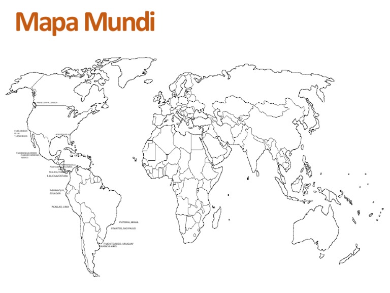 Mapa Mundi | PDF