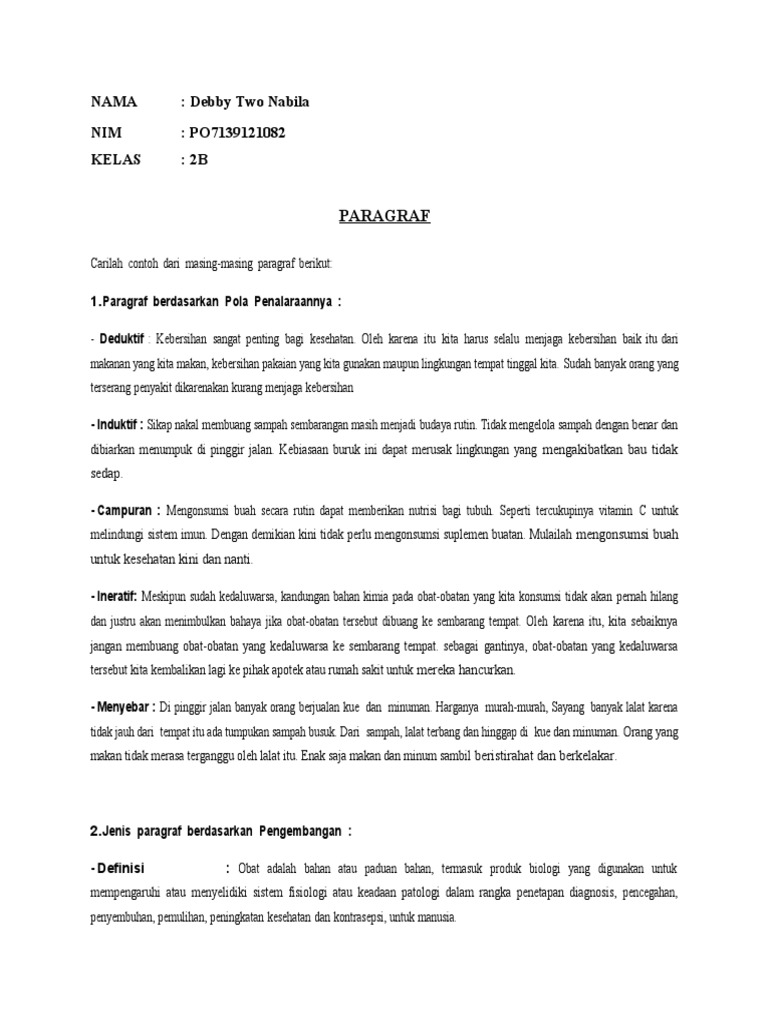 B.Indonesia - Debby Two Nabila (2B) | PDF