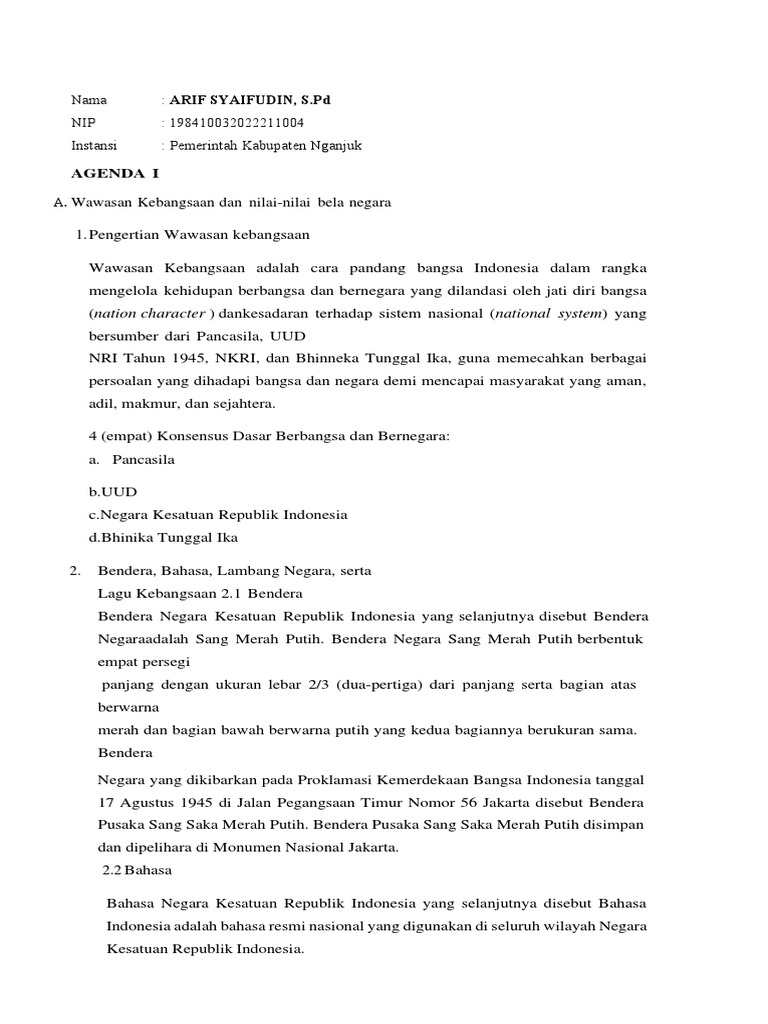 Arif Resume Mooc PPPK 2023 | PDF