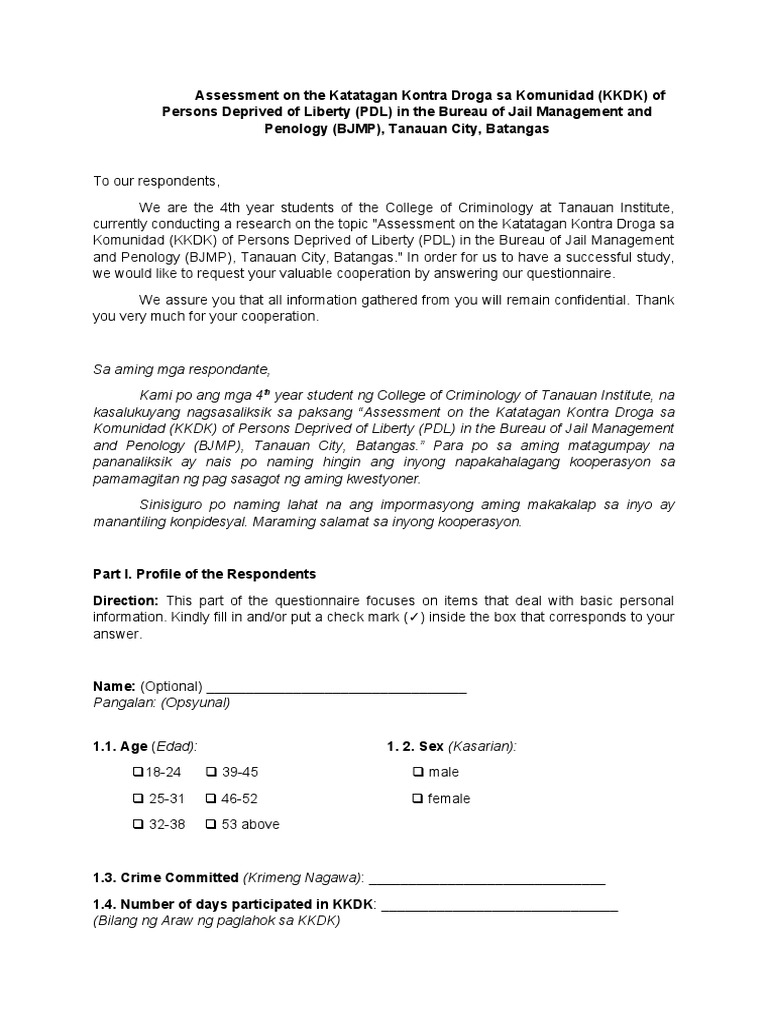 Questionnaires1 KKDK | PDF | Psychology