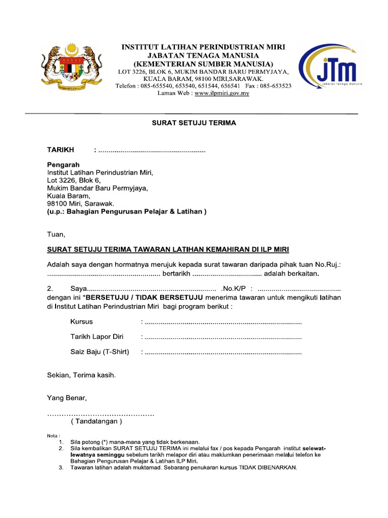 Form ILP Miri | PDF