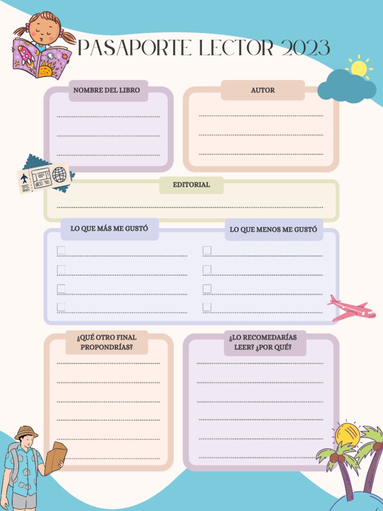 Pasaporte Lector 2023 | PDF