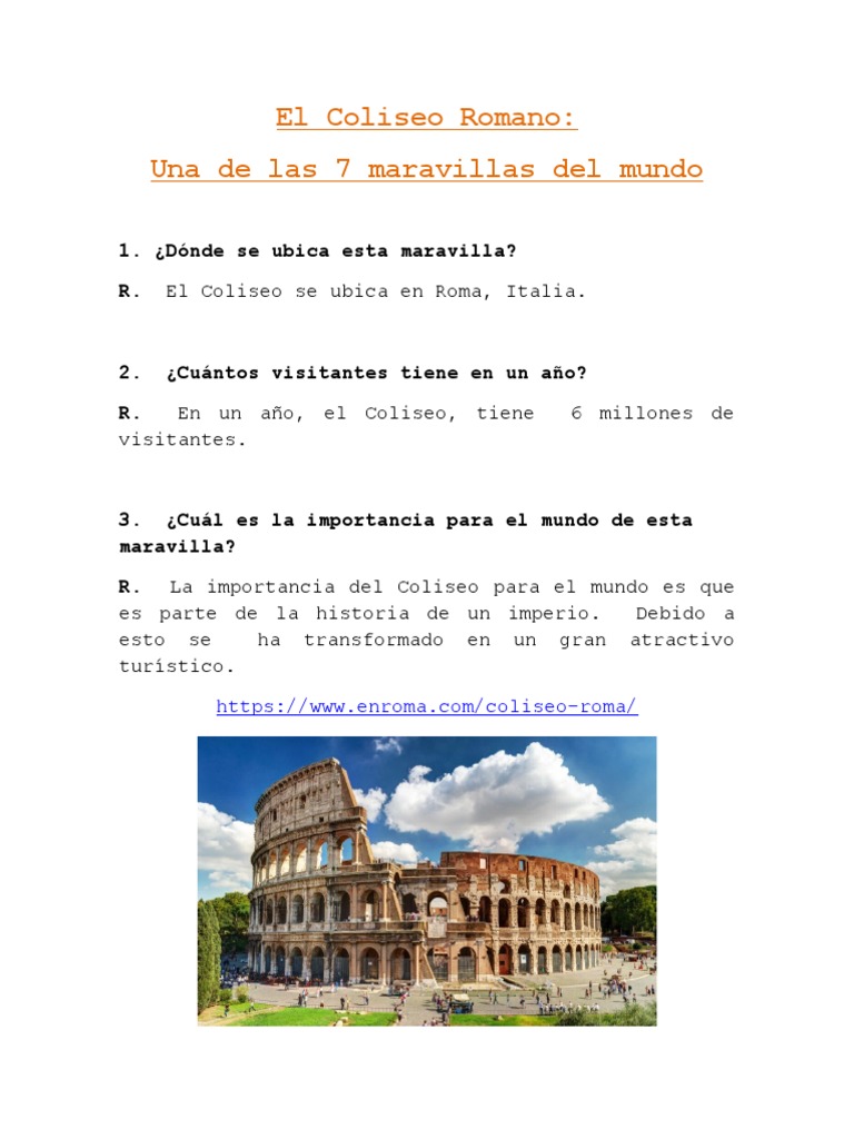El Coliseo Romano | PDF
