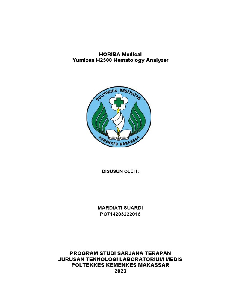 HORIBA Yumizen 2500 | PDF