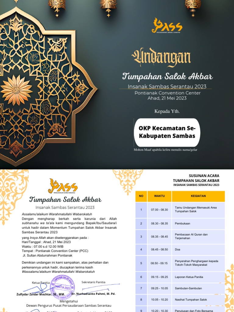 Undangan OKP Kecamatan | PDF