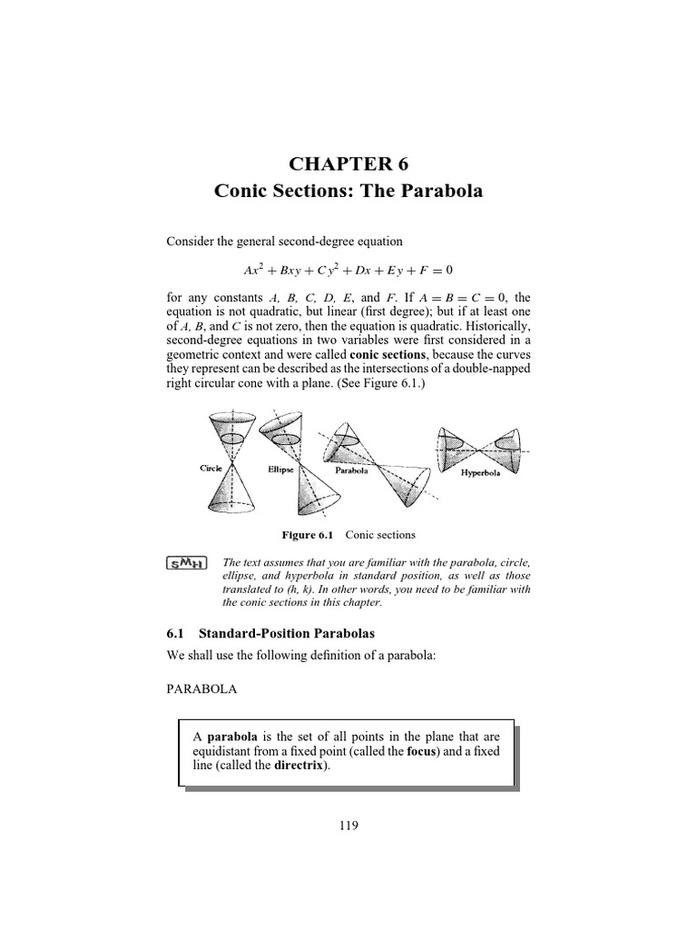 Conic Sections The Parabola | Download Free PDF | Geometric Shapes ...