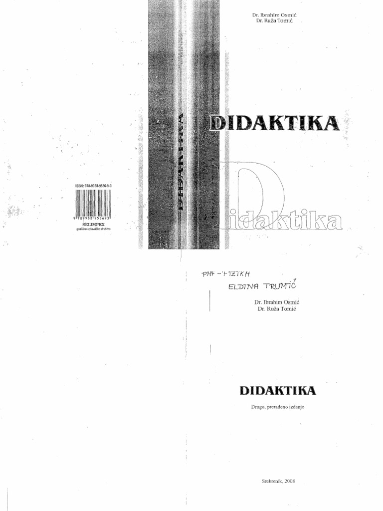 Didaktika Ibrahim Osmic | PDF