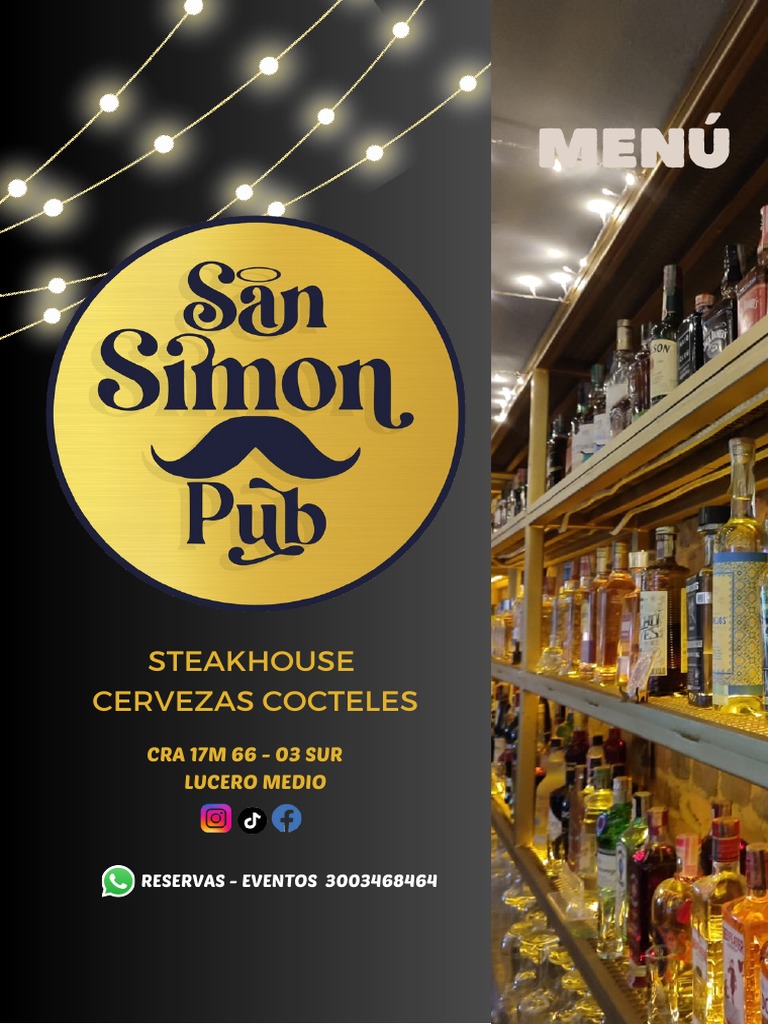 San Simón Pub | PDF | Platos con carne | Cocina de las Americas