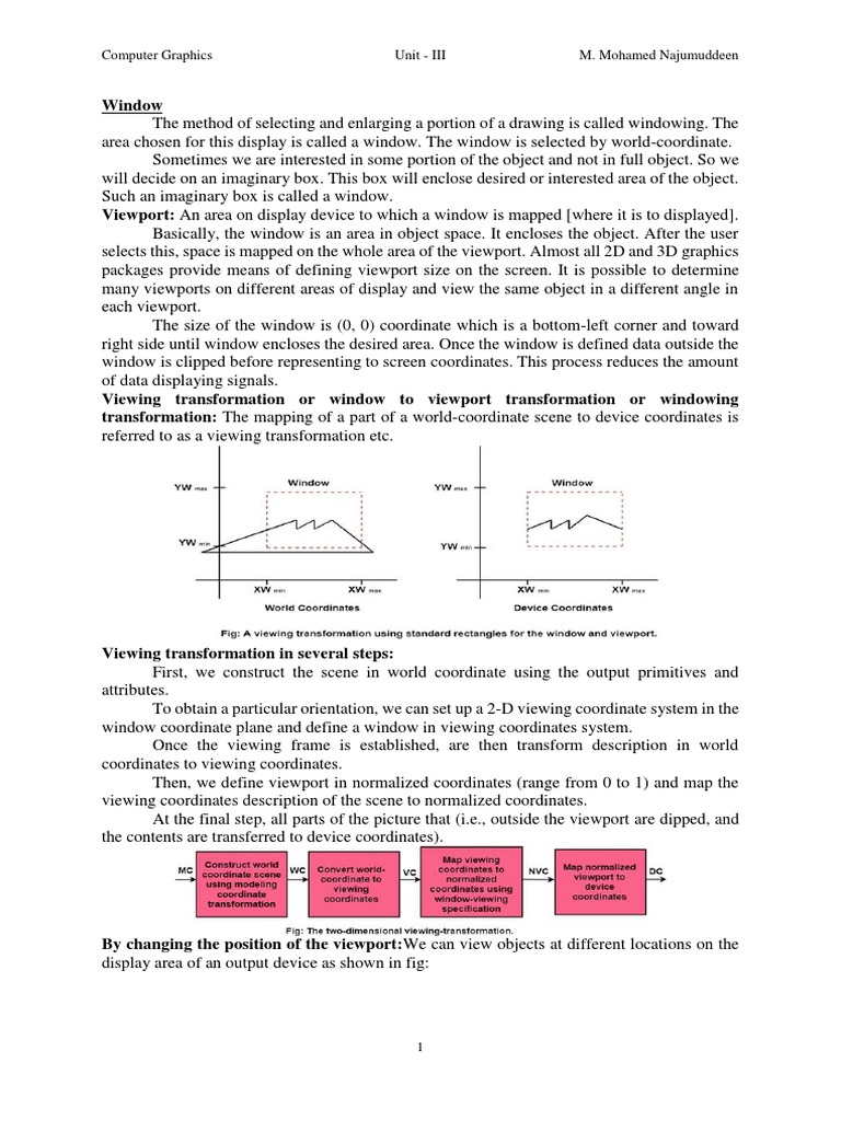 Computer Graphics 3 | PDF | Polygon | Vertex (Geometry)