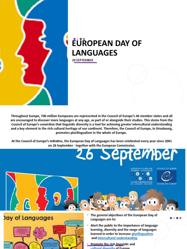 European Day of Languages | PDF | Multilingualism | European Union