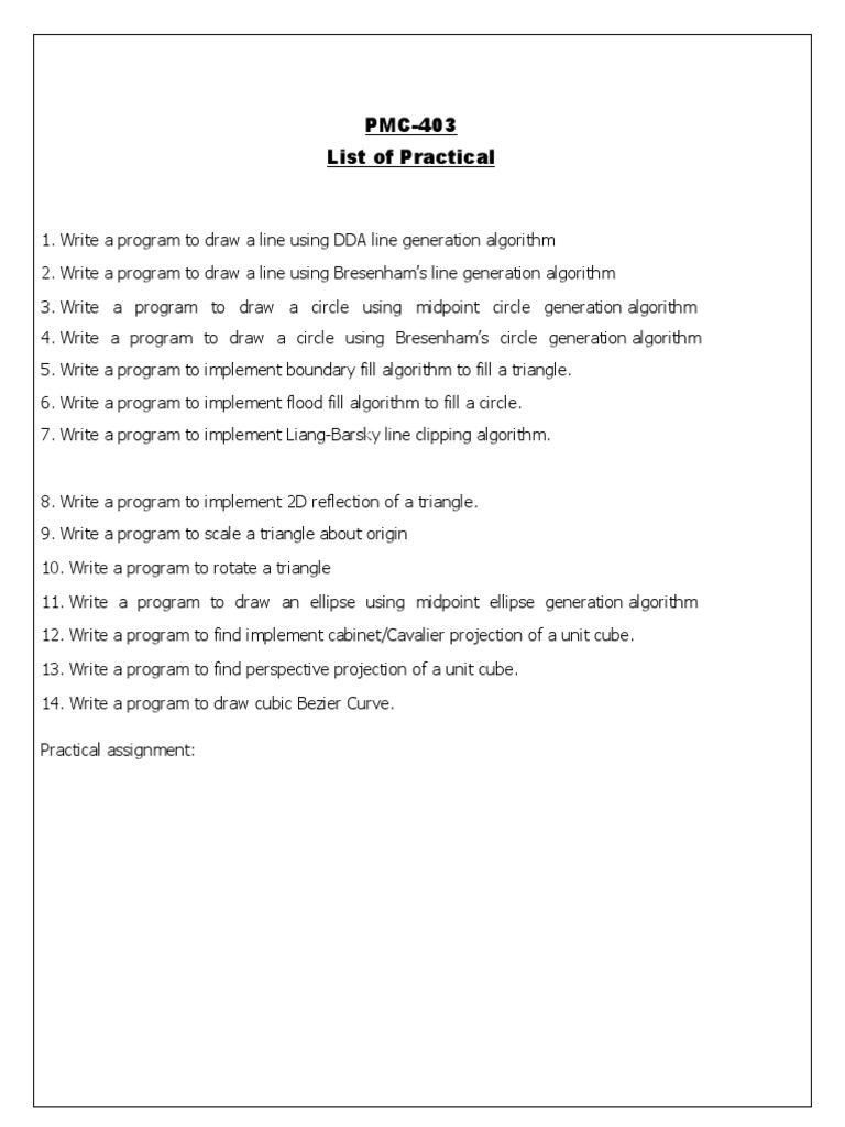 Practical Computer Graphics Autorecovered Pdf Algorithms Computer Science