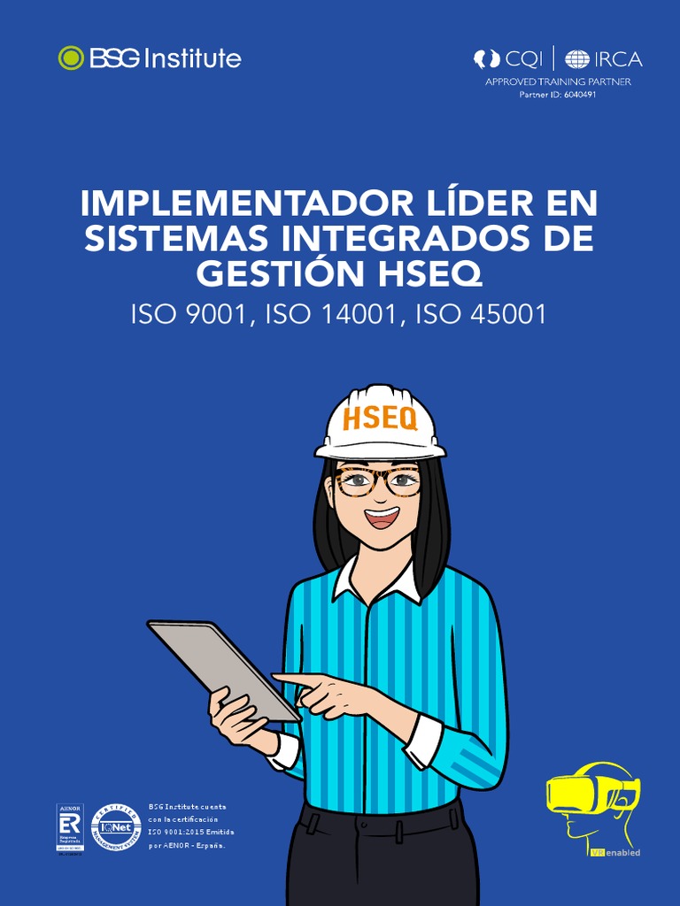 Implementador Líder en Sistemas Integrados de Gestión Hseq Iso 9001, Iso 14001, Iso 45001 | PDF ...