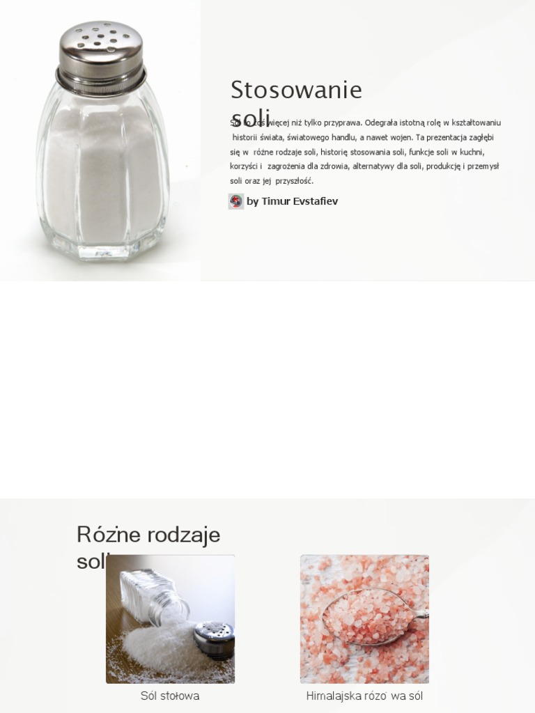 The Use of Salt | PDF