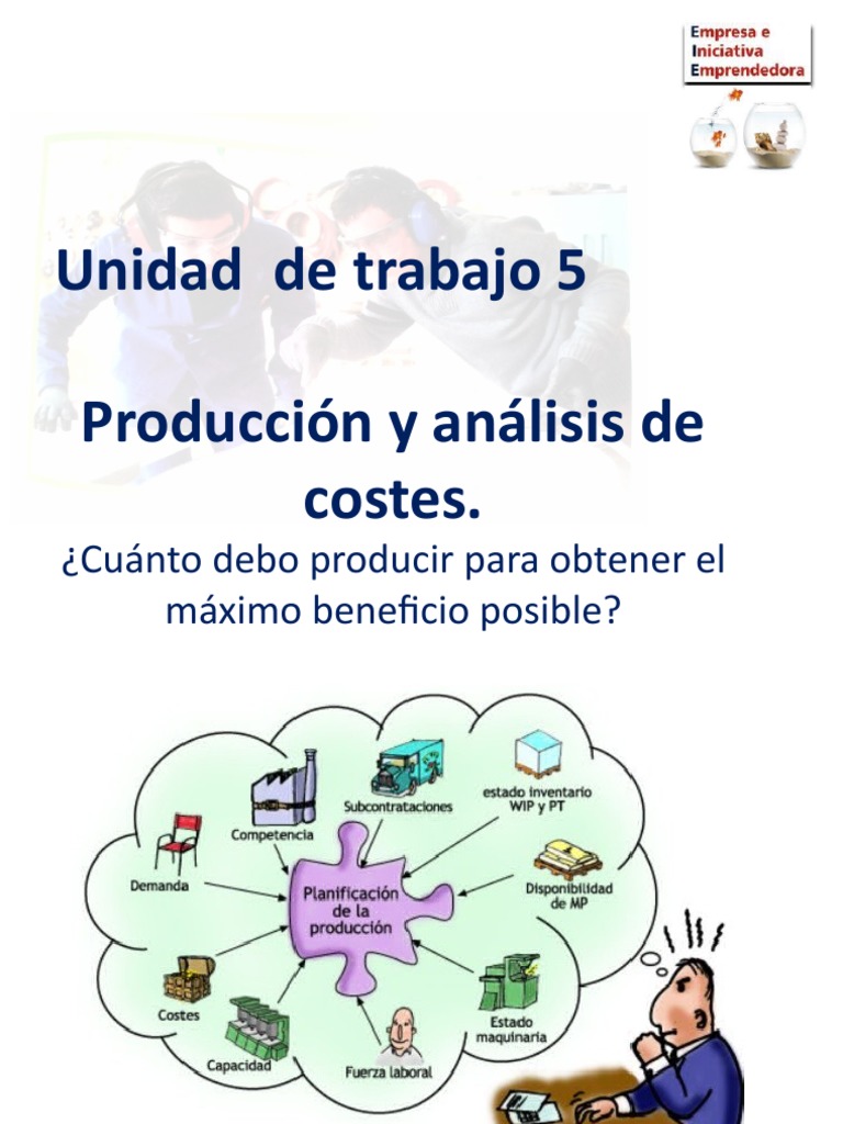 Unidad de Trabajo 5 - El Plan de Produccion | Descargar gratis PDF ...