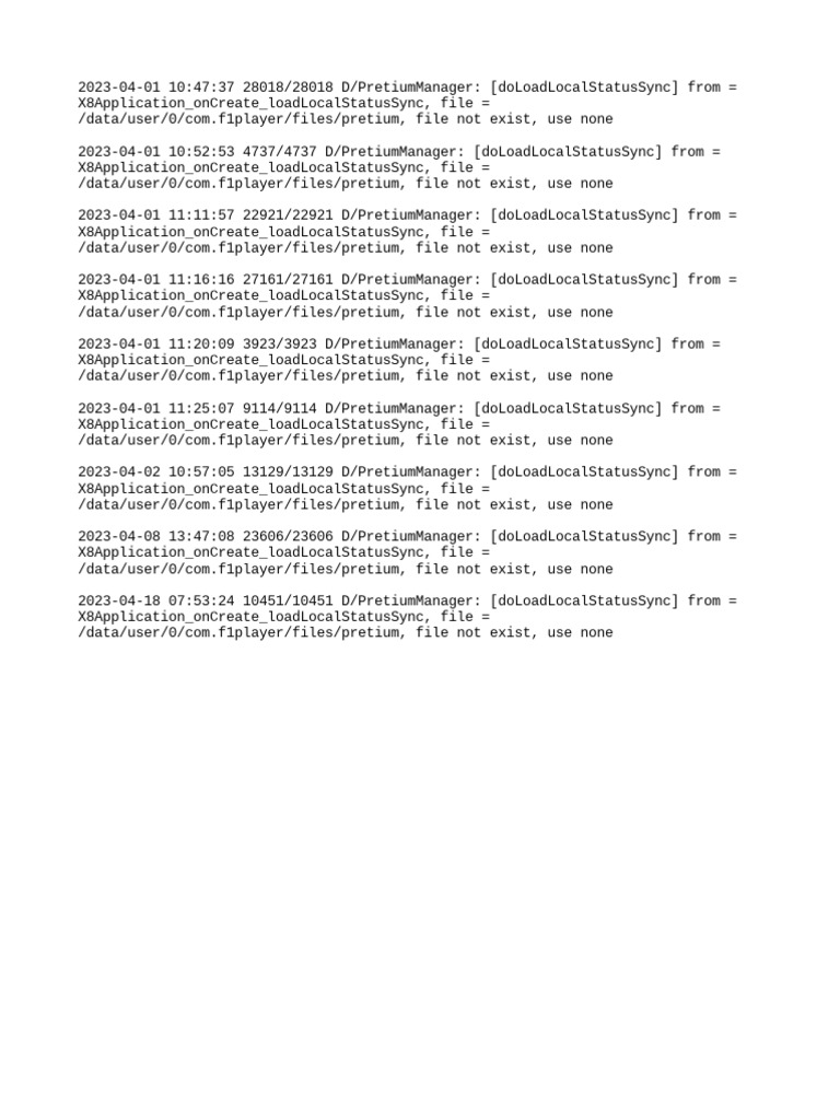 F1Player Local Status Sync Issues | PDF | Business