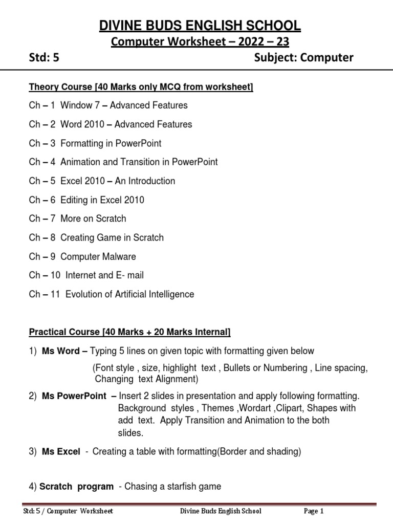 STD 5 RS 12 | PDF | Computer Virus | Malware