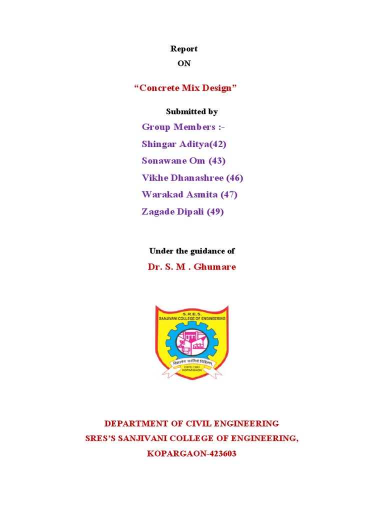 Final Report. CT..... | PDF | Concrete | Civil Engineering