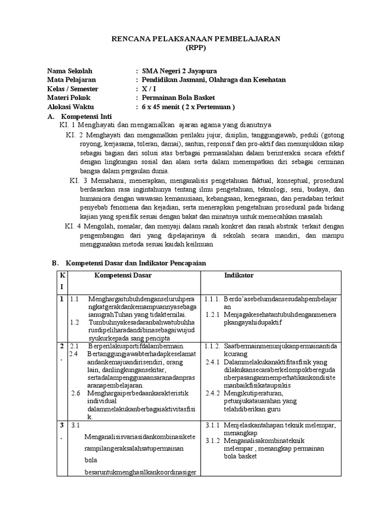 RPP Pak Lajinta - Kendari | PDF | Karier & Perkembangan