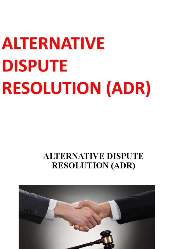 Alternative Dispute Resolution | Download Free PDF | Alternative Dispute Resolution | Mediation