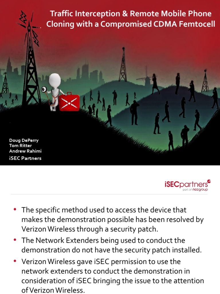 DEFCON 21 DePerry Ritter Femtocell Updated | PDF | Port (Computer Networking) | Proxy Server