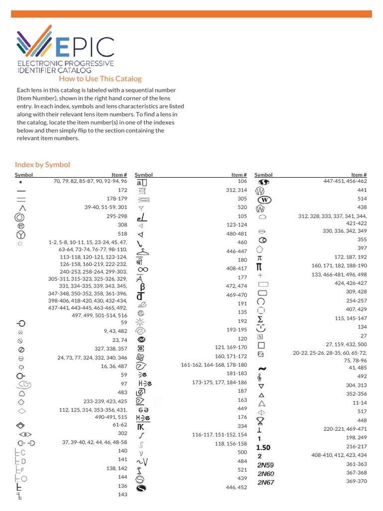 Progressive Identifier | PDF | Optics | Glass Engineering And Science