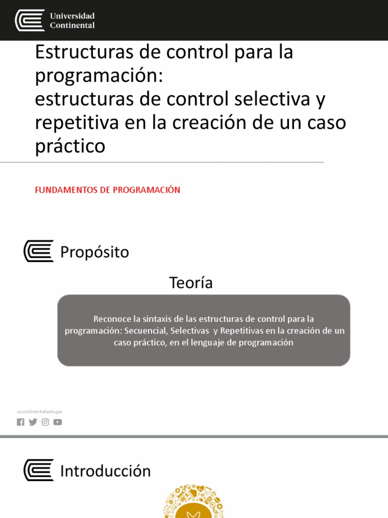Estructuras de Control en Programación | PDF | C ++ | Flujo de control