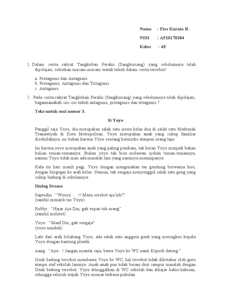 Tugas Evaluasi (Soal) | PDF