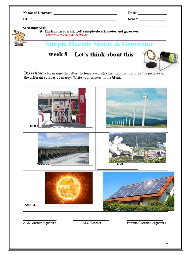 Electric Motor and Generator Basics | PDF | Electric Generator ...