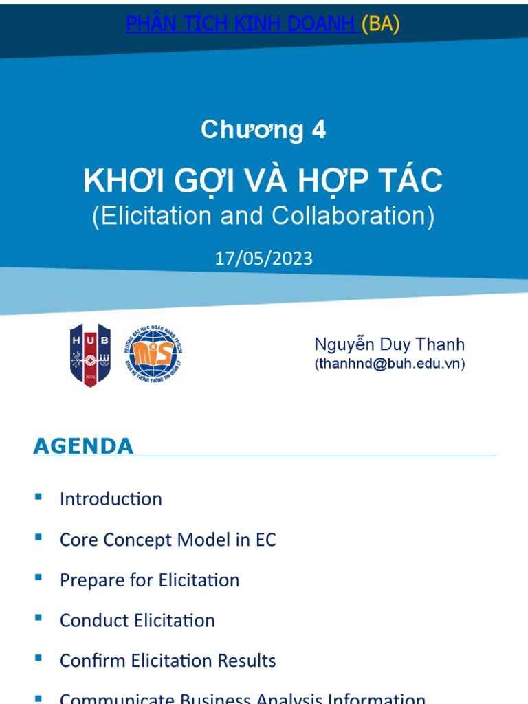 2023-BA-C4 - Elicitation and Collaboration | PDF | Business Analysis ...