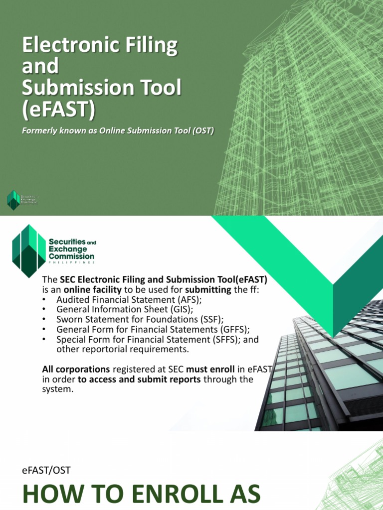 2022 - Efast_enrolling as Company to Uploading of Gis | PDF | Microsoft ...