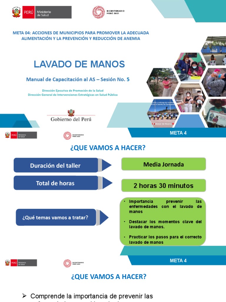 PPT - LAVADO DE MANOS - MANUAL CAP. AS - Rev. 18.02.2022 | PDF | Lavado de manos | Higiene