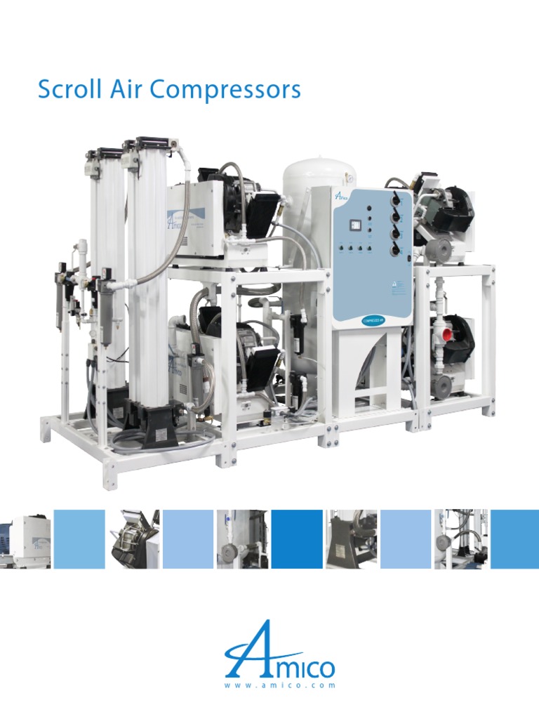 Amico As Scroll Air Systems Sell Sheet | PDF | Equipment | Mechanical ...