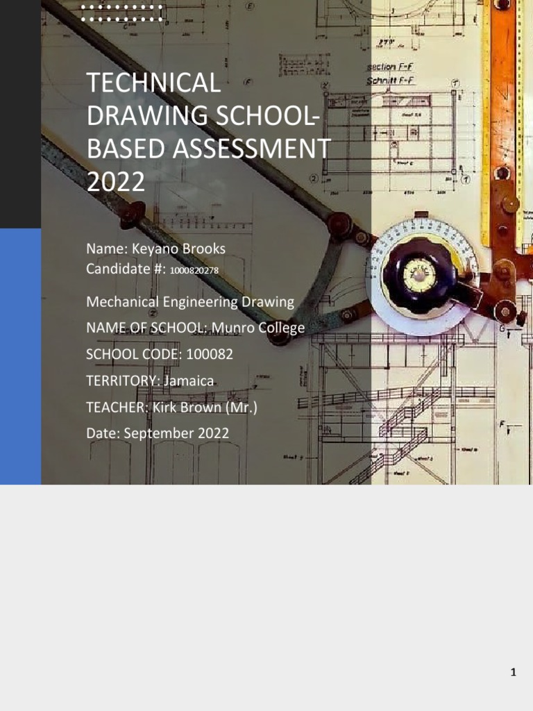 Technical Drawing Sba Keyano Brooks 2023 | PDF | Occupational Safety ...