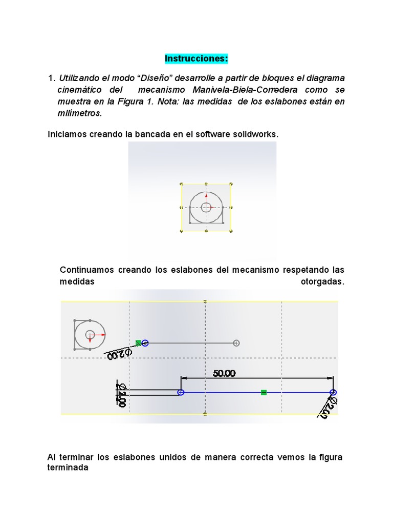 mecanismo Manivela-Biela-Corredera | PDF