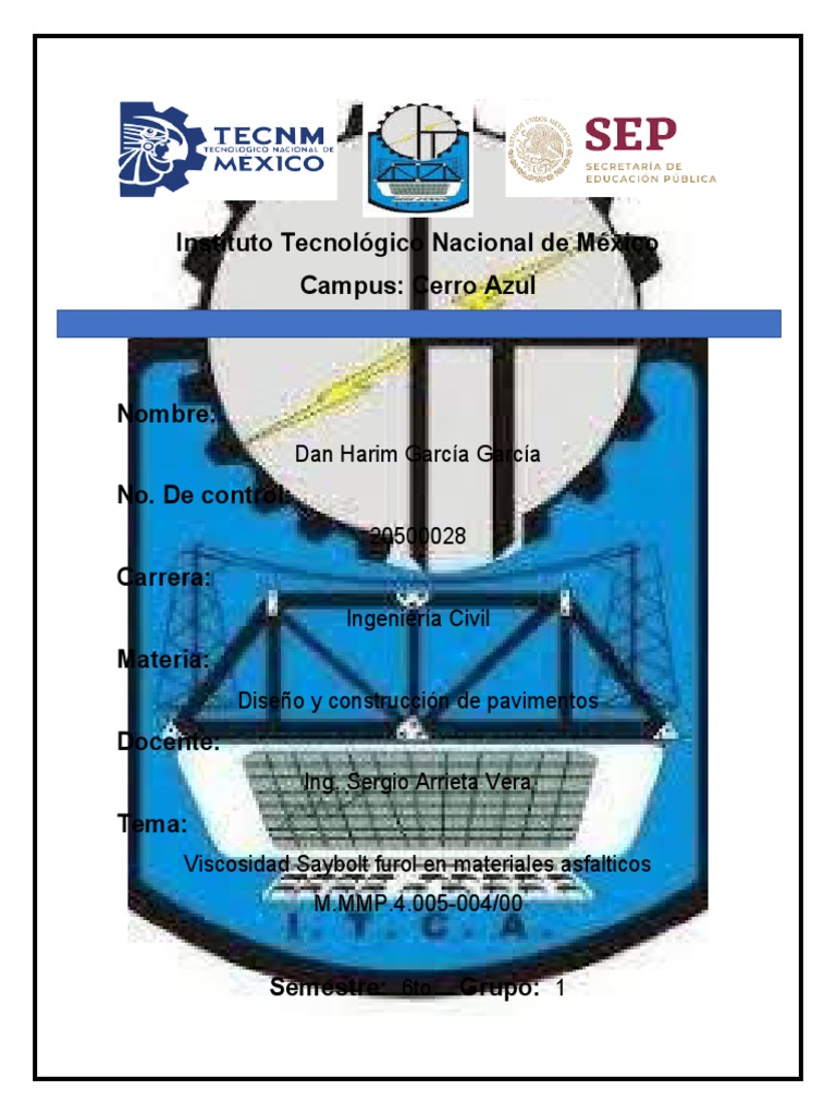 Viscosidad Saybolt Furol en Materiales Asfalticos | PDF | Viscosidad ...