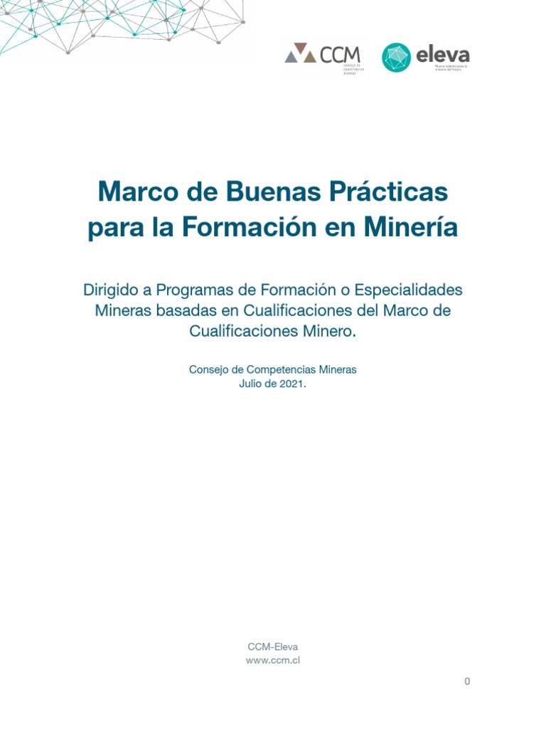CCM Eleva Marco Buenas Practicas 2021 Programas Formacion | PDF ...