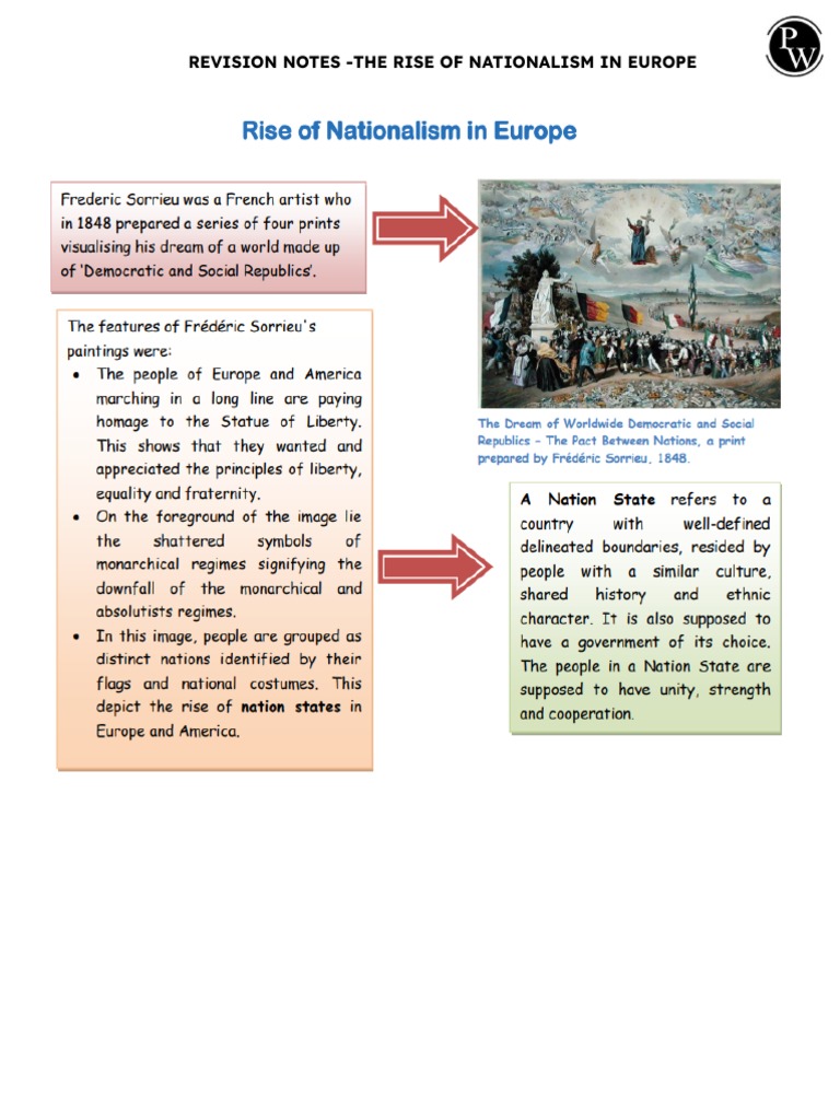 Nationalism in Europe: Study Notes | PDF