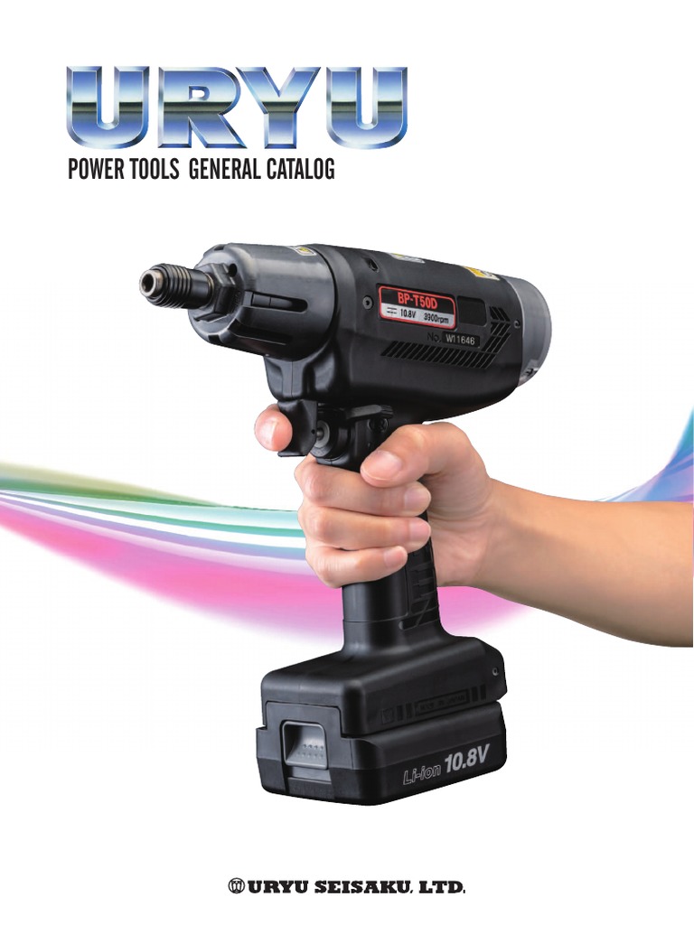 Uryu Power Tools General Catalog | PDF | Grinding (Abrasive Cutting ...
