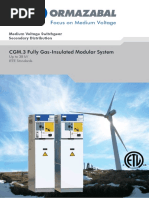Ormazabal CGM.3 System | PDF | Switch | Electrical Substation