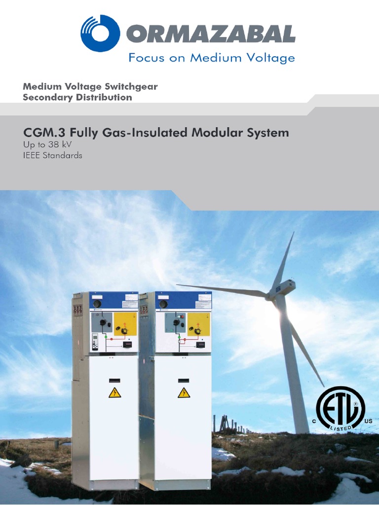 CGM.3 Fully Gas-Insulated Modular System | PDF
