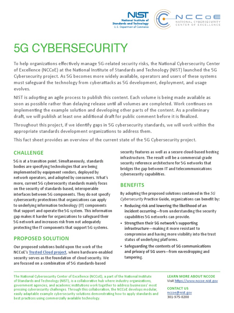 5G Cybersecurity | PDF | Security | Computer Security