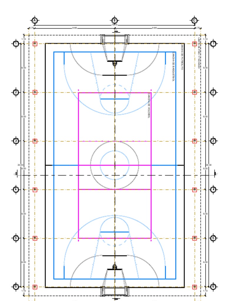 Cancha Reglamentaria Multiusos (Conade) | PDF