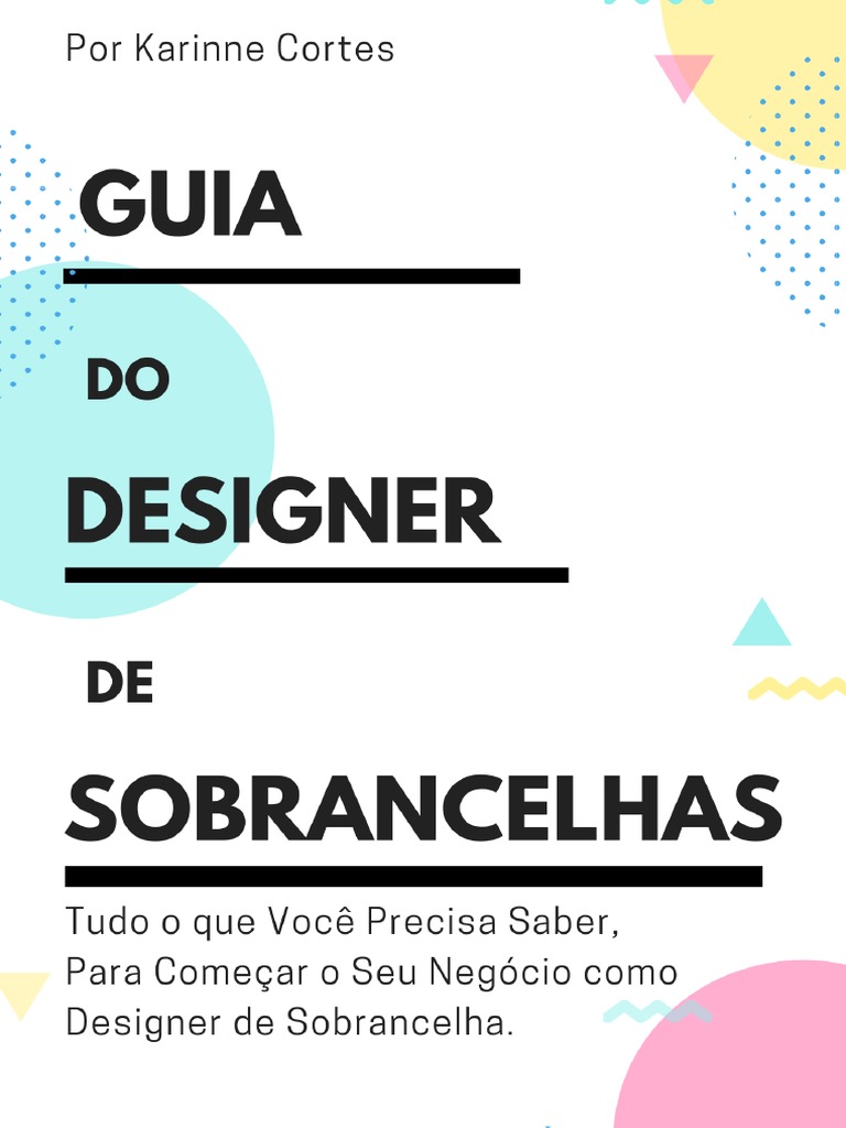 Guia Do Designer De Sobrancelhas Pdf