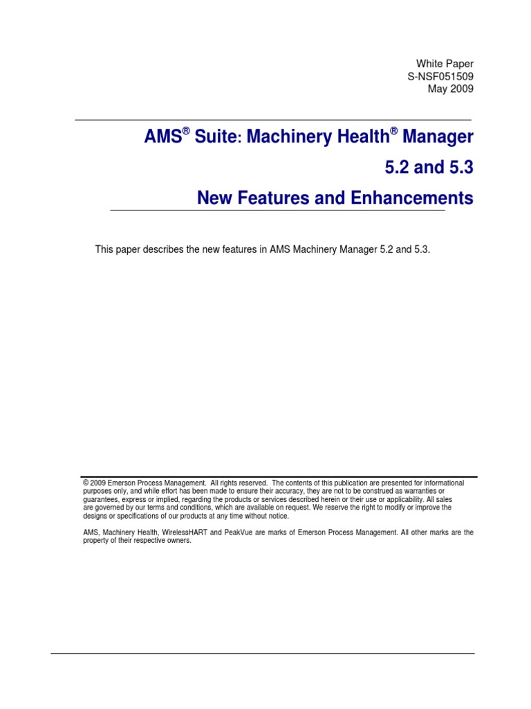 Vdocuments - MX - Ams Suite Machinery Health Manager 52 and 53 New ...